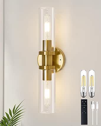 Rayogale Rechargeable Battery Operated Wall Sconce, 8000mAh Cordless ...