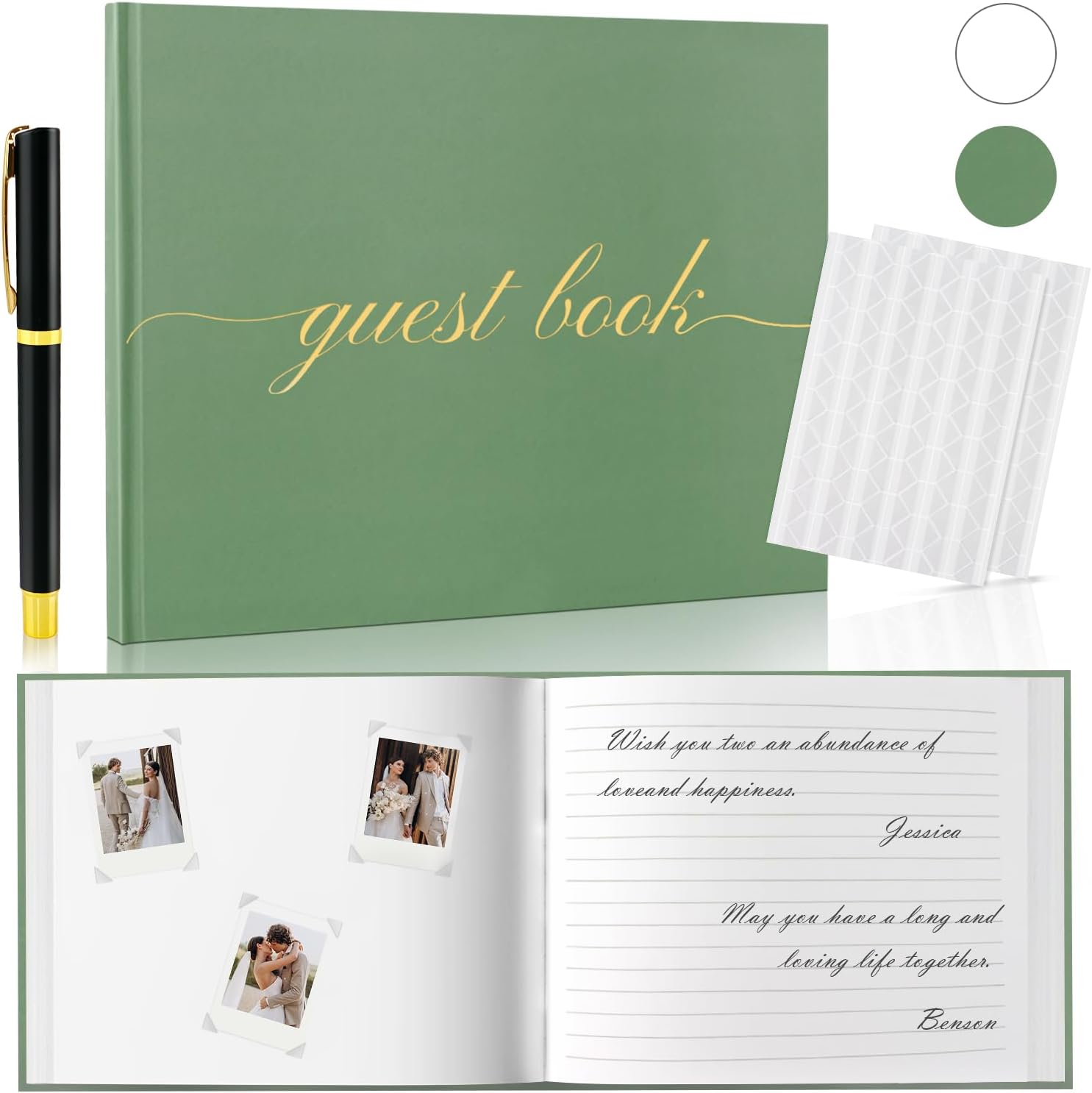 Amazon.com: Wedding Guest Book for Your Wedding Reception, Graduation ...