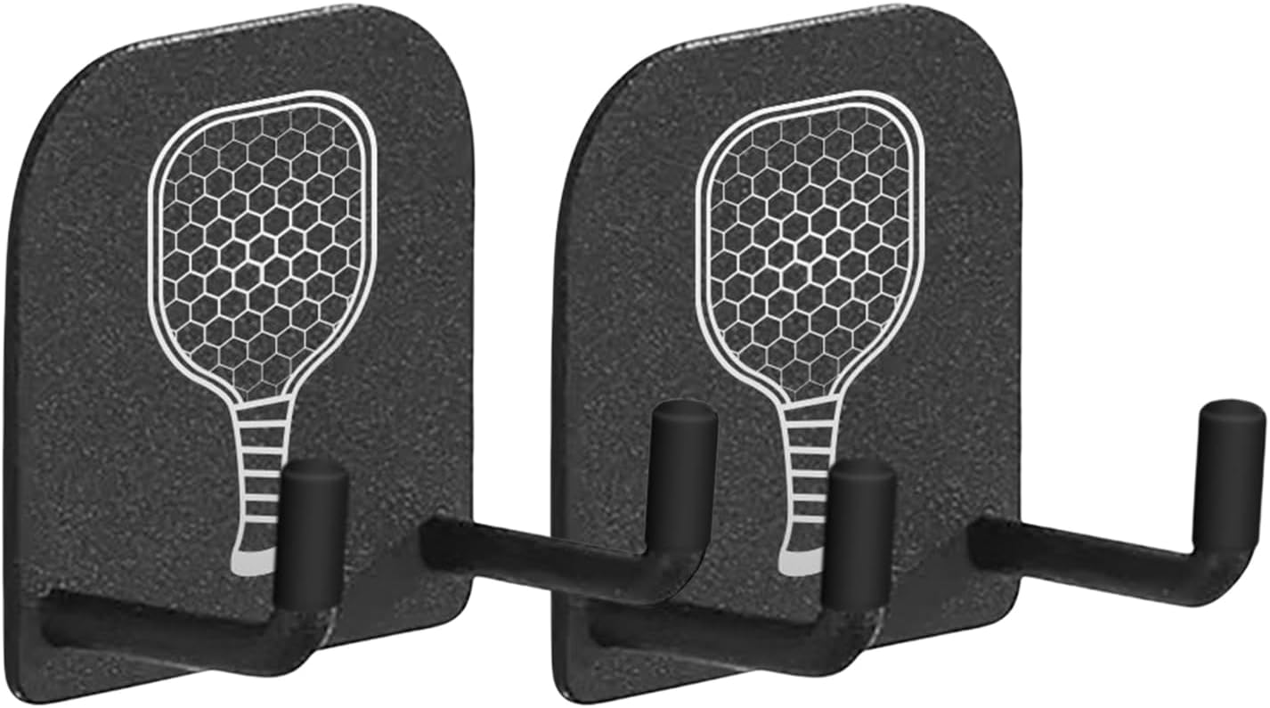Amazon.com : Pickleball Paddle Holder Wall Mount, 2 Pieces Pickleball ...
