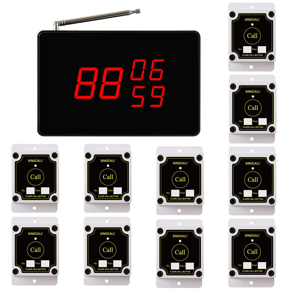 SINGCALL Wireless Construction Site Calling System for Calling Elevator ...