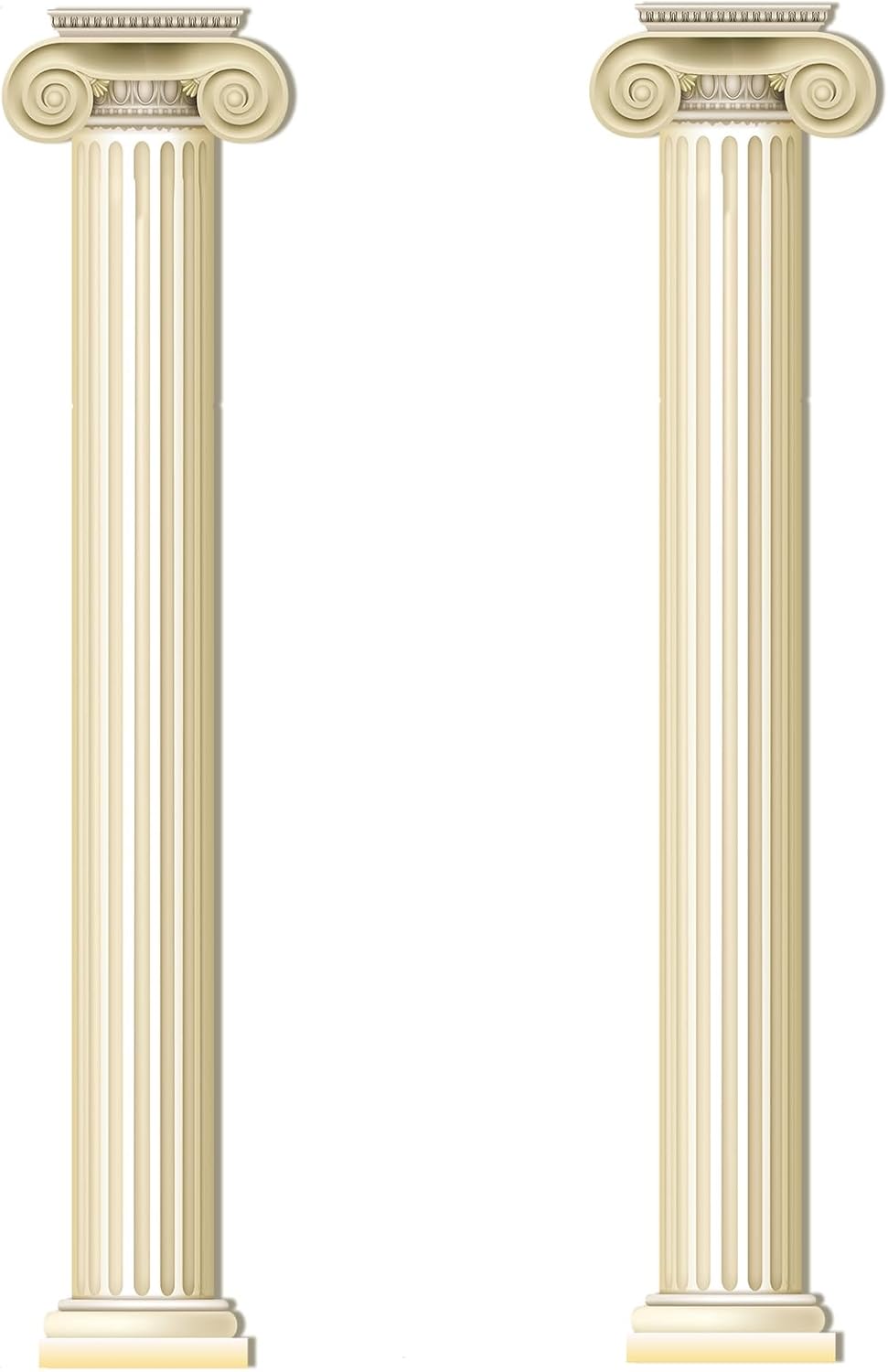 Honoson Greek Columns (2) - Ancient Greek Party Decorations, Cardboard ...