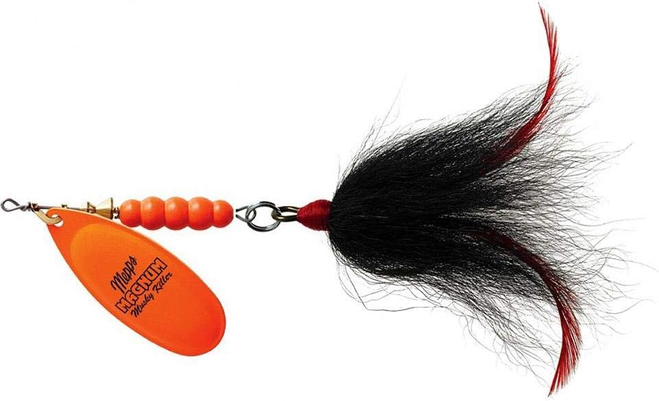 Amazon.com : Mepps Magnum Musky Killer - bktl, hot Orange-Black, one ...