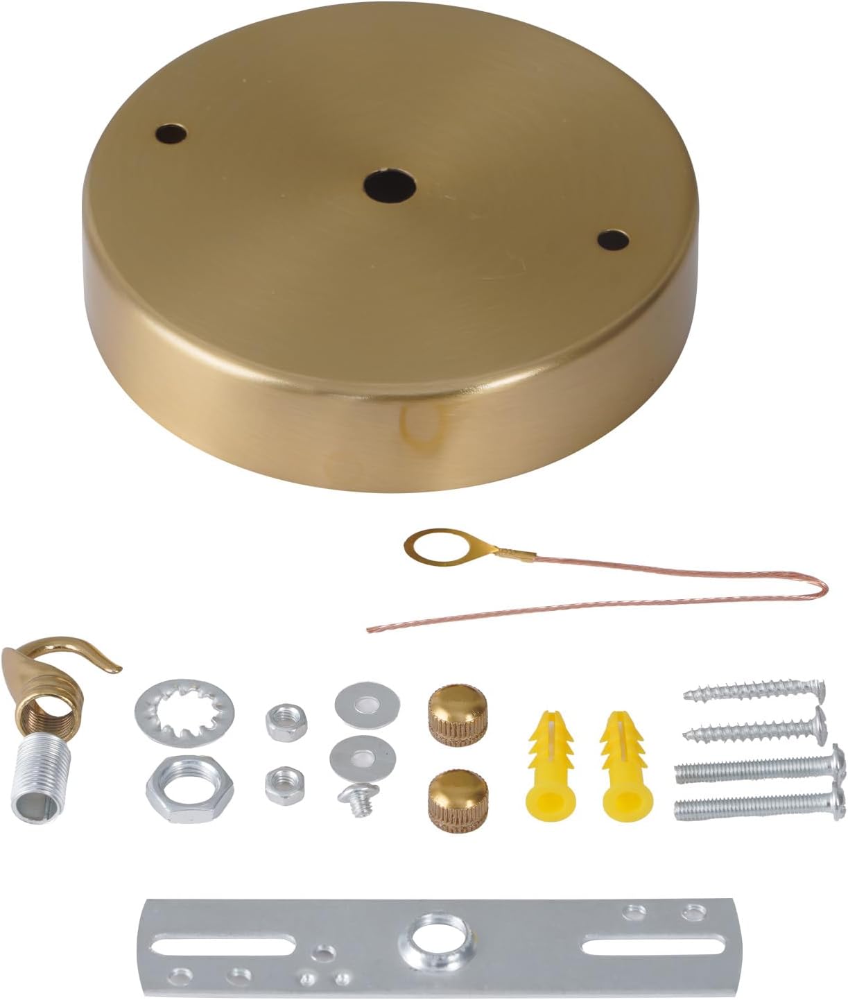 PiWWPi Light Canopy Kit Gold, 4.72" Chandelier Canopy, Iron Ceiling ...