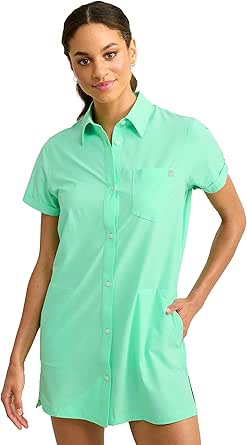 Amazon.com: HUK Women's Standard Kona Dress Lightweight, Quick-Dry ...