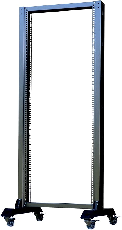 Amazon.com: 42U Open Frame 2 Post Server IT Network Data Rack HQ Relay on Casters Sysracks ...