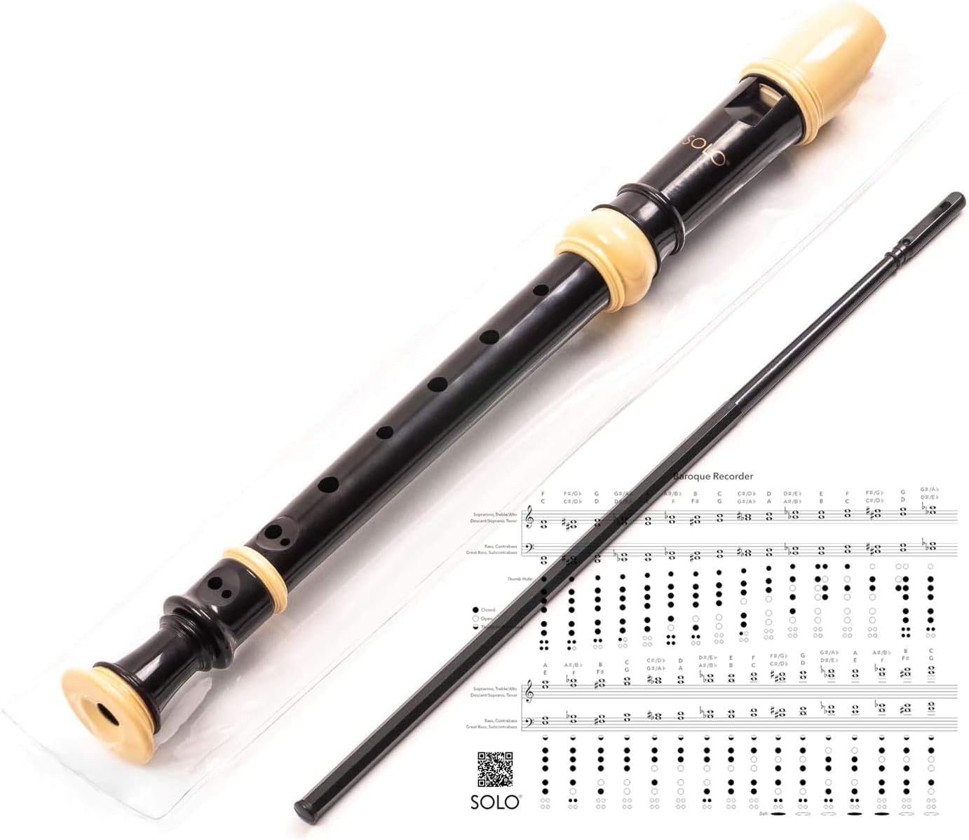 Quality Beginner Descant Recorder for Children - Traditional Soprano ...