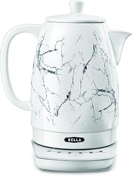 Amazon.com: BELLA 1.8 Liter Temperature Control Electric Ceramic Kettle ...