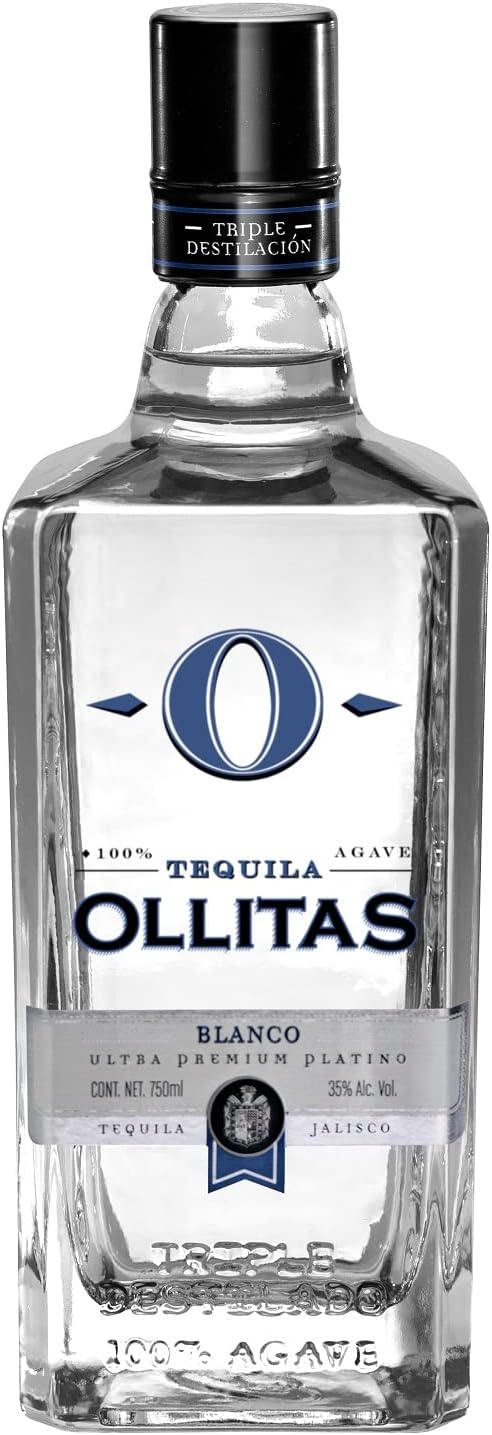 Tequila Blanco Triple Destilado Ollitas - 750 ml : Amazon.com.mx ...