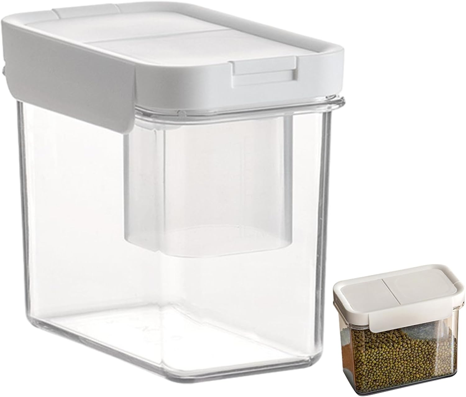 IITA Storage Canisters for Pantry | Space Saving Transparent Canisters ...
