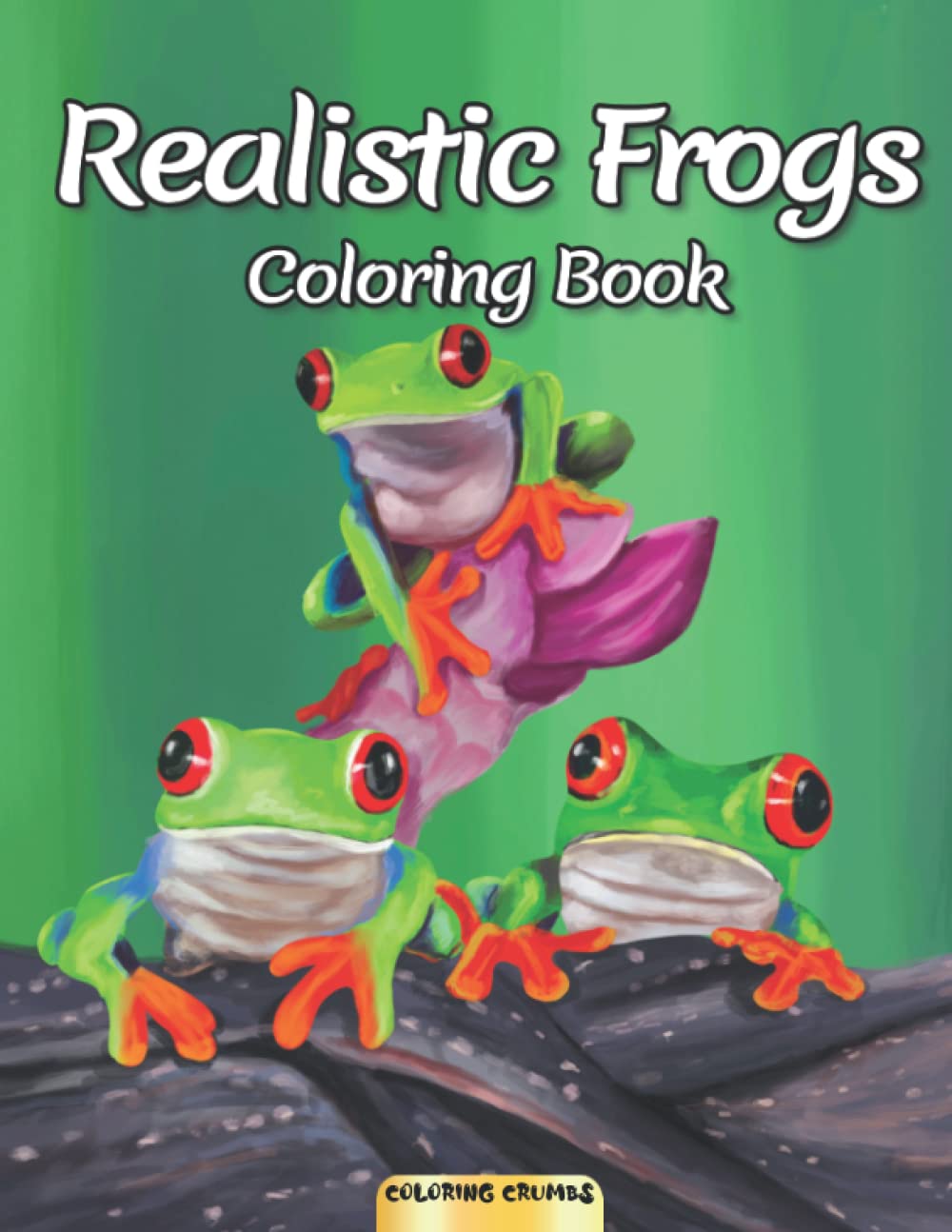 Amazon.com: Realistic Frogs Coloring Book: An Adult Coloring Book ...