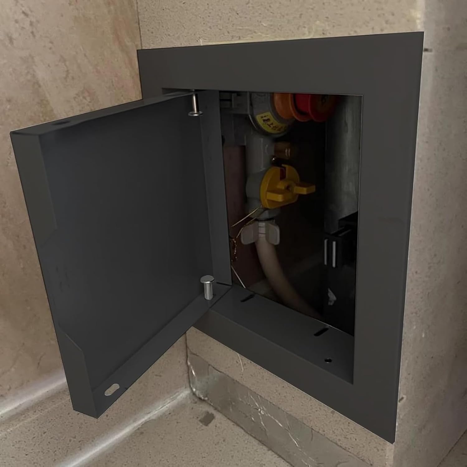 Black Ceiling Access Door Panel Spring Loaded, Lockable Waterproof ...