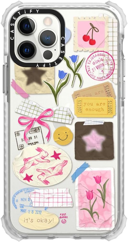 Amazon.com: iPhone 12/12 Pro Beachy Blue Coquette Collage Preppy and ...