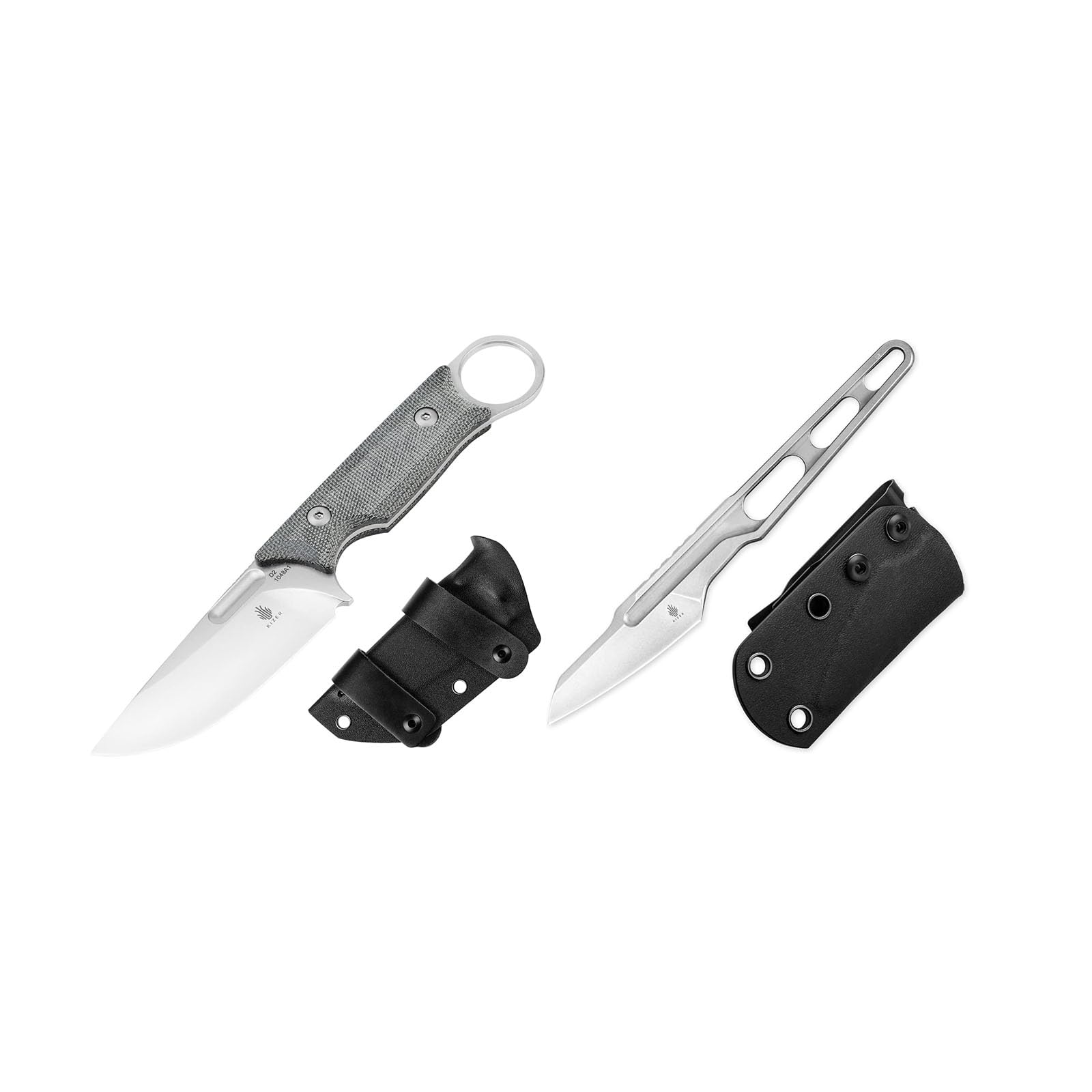 Amazon.com : Kizer Cabox Bundled with Scuttle Fixed Blade Knife ...