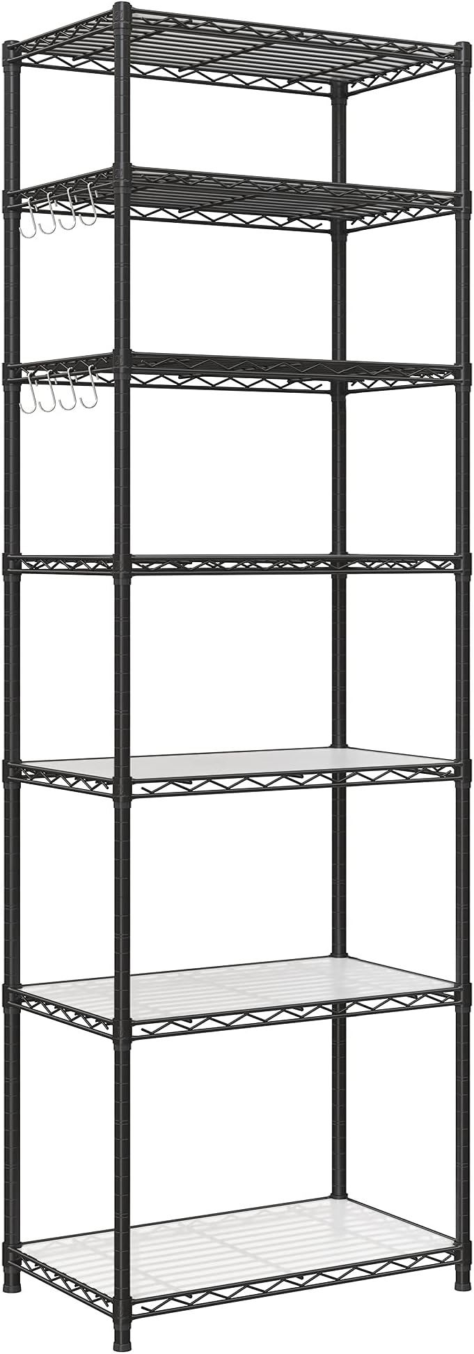 Amazon.com: SafeRacks 10-Tier Pantry Shelf, Metal Wire Shelving Unit ...