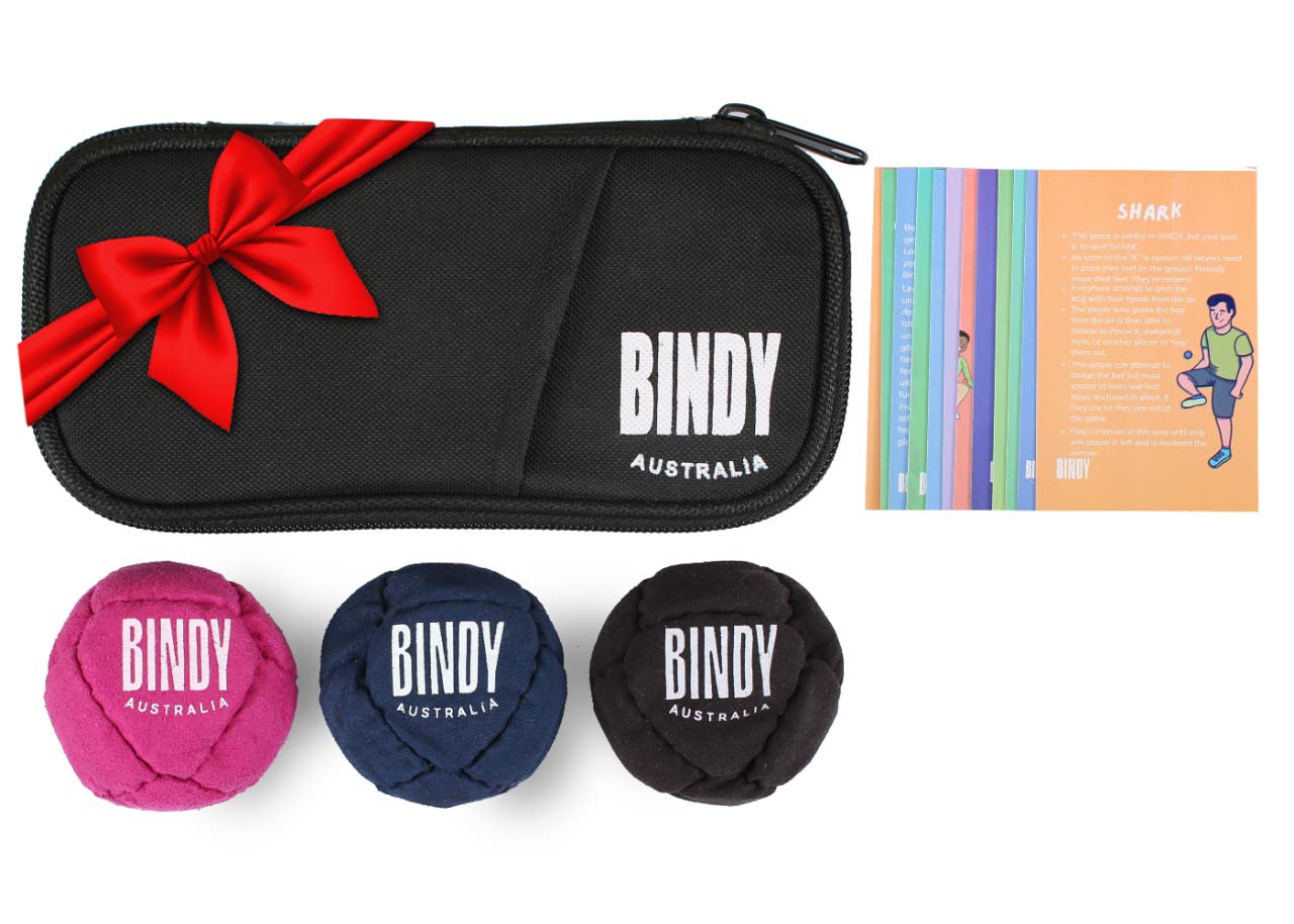 Bindy Australia Hacky Sack Set - Beach Games Set with hackey Sack Balls ...