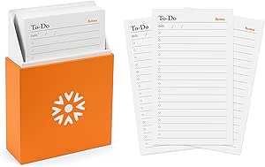 Amazon.com : Notsu to-Do List Card Case with 50 Cards & to-Do List Note Cards (Pack of 50 ...