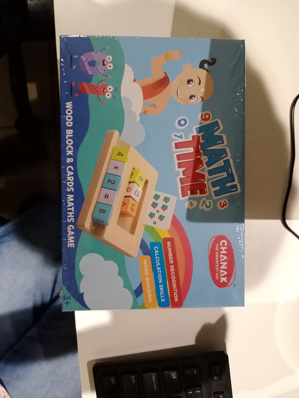 Buy Chanak Wooden MathTime for Kids, Educational Math Card Game with ...