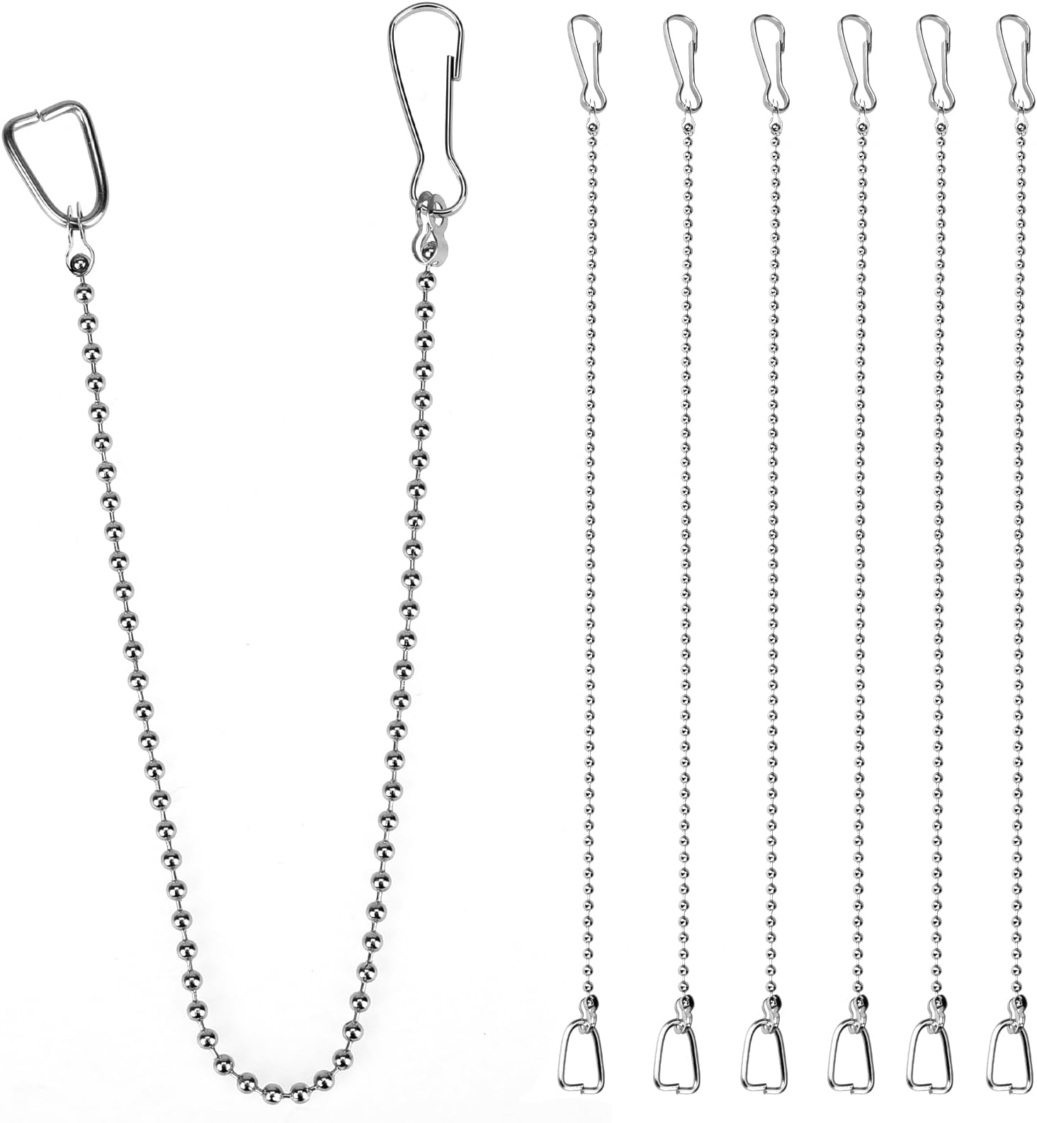 6Pcs Toilet Flapper Chain 9.8inch Stainless Steel Universal Toilet Bowl ...