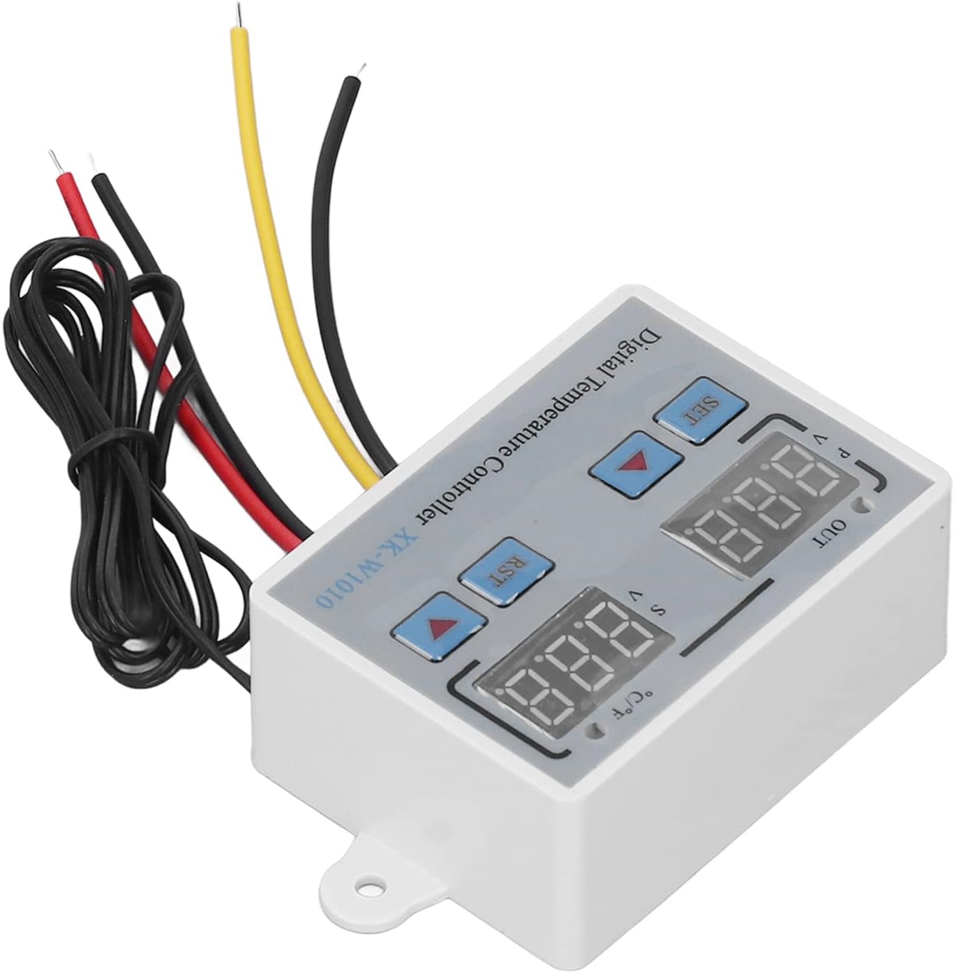 Amazon.com: Digital Display Thermostat, Dual Display Window Micro Control Temperature and ...