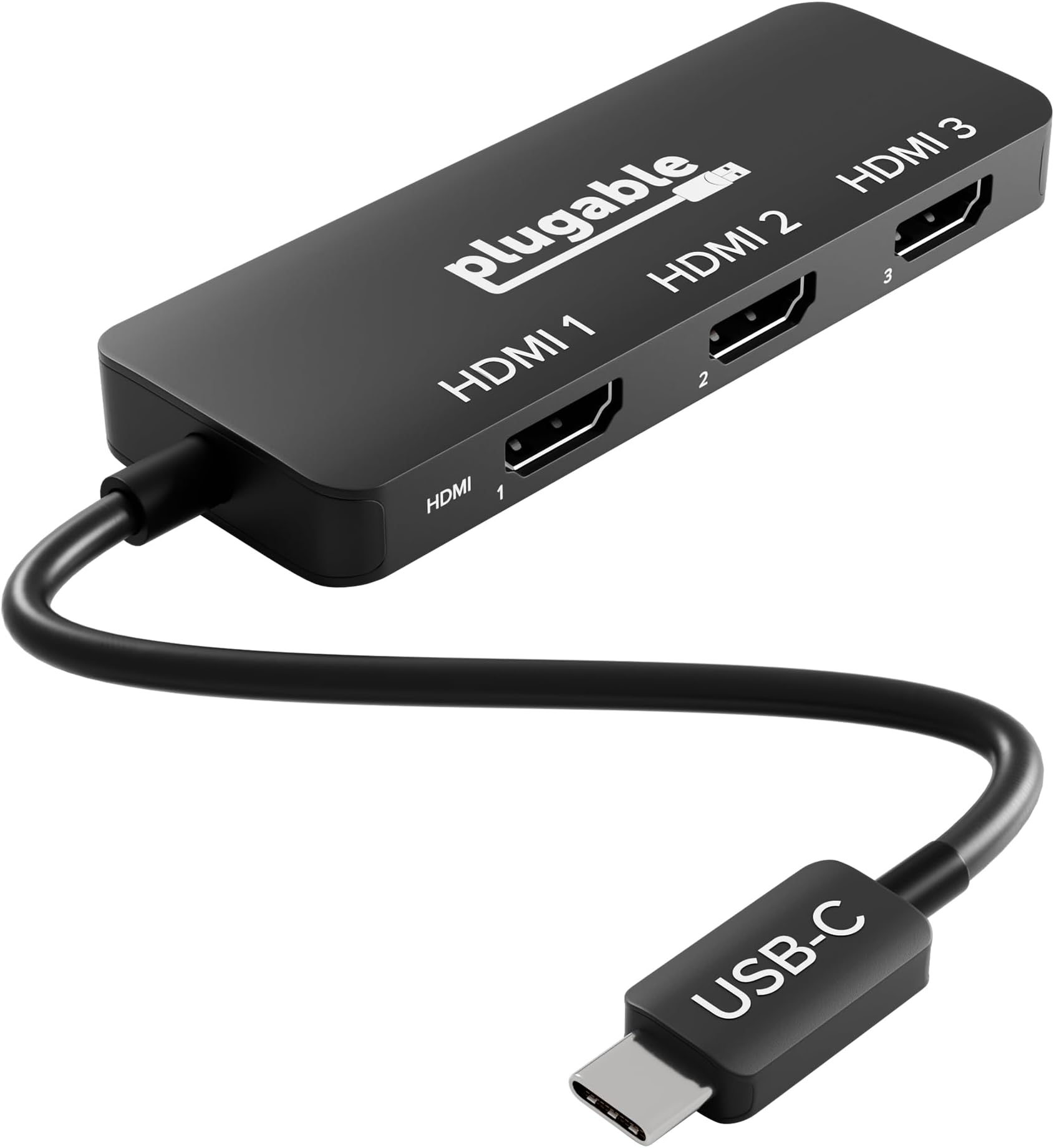 Amazon.com: StarTech.com 3-Port USB-C Multi-Monitor Adapter, USB Type-C ...