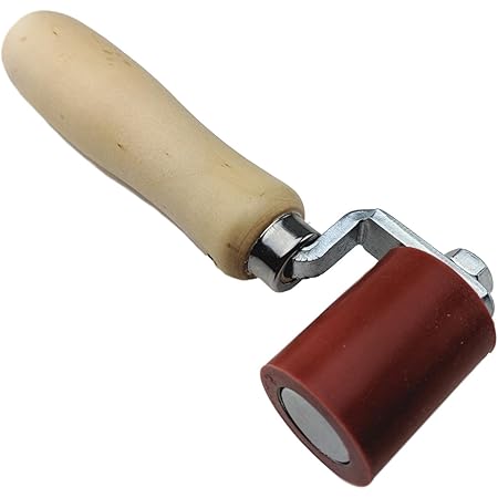 POWERTEC 71010 Long Handle J-Roller with Rubber Roller, 1-1/2-Inch by 3 ...