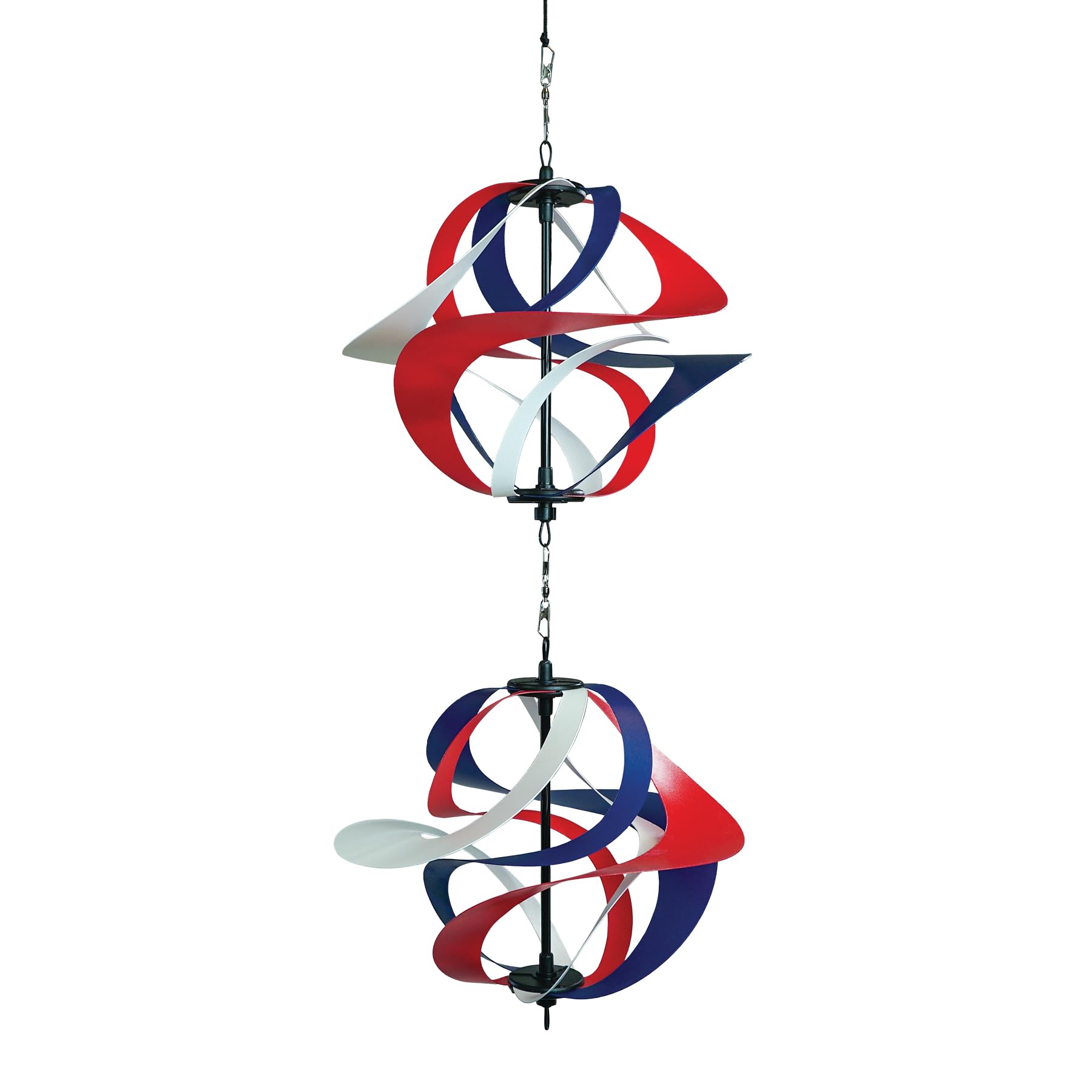 Amazon.com: In the Breeze 2477 — Red, White and Blue Poly Double Vortex ...