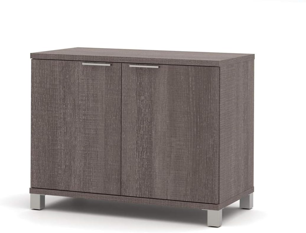 Amazon.com: BESTAR Pro Linea 2 Door Storage Unit, Bark Grey : Home ...