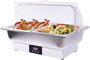 Amazon.com: Catering food warmers,Burning Function Adjustable Buffet Server&Food Warmer Electric ...