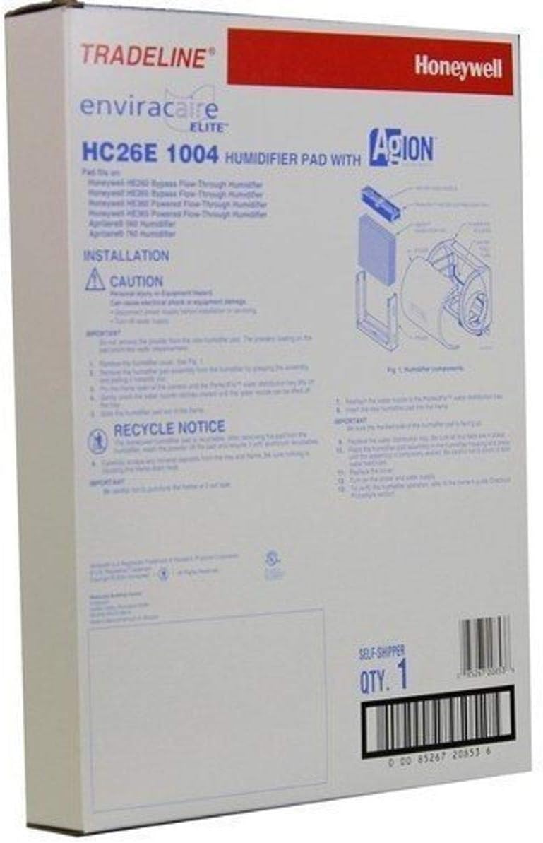 Amazon.com: Honeywell HC26A1008 Replacement Humidifier Pad For HE260 ...