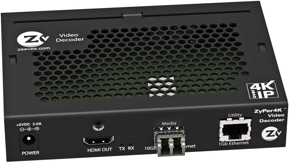 ZeeVee Z4KDECF1 ZyPer4K Decoder Receiver for Fiber Cables : Amazon.ca ...
