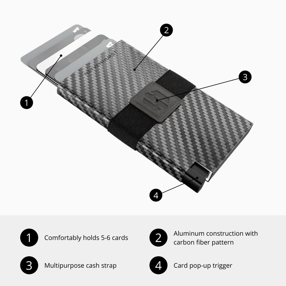 Snapklik.com : Hayvenhurst Slim Minimalist Pop Up Wallet