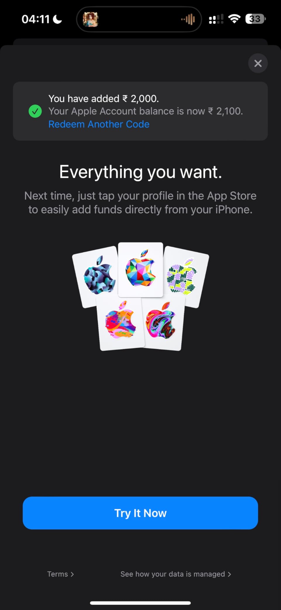 Apple Inc. App Store Code - For India - Delivered via Email : Amazon.in ...