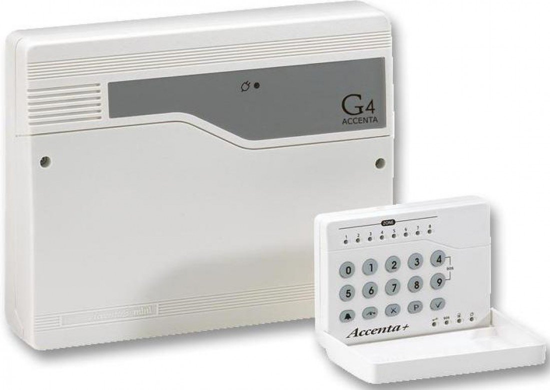 Buy ACCENTA MINI GEN4 PANEL+LED KEYPAD 8SP400A-UK By HONEYWELL SECURITY ...