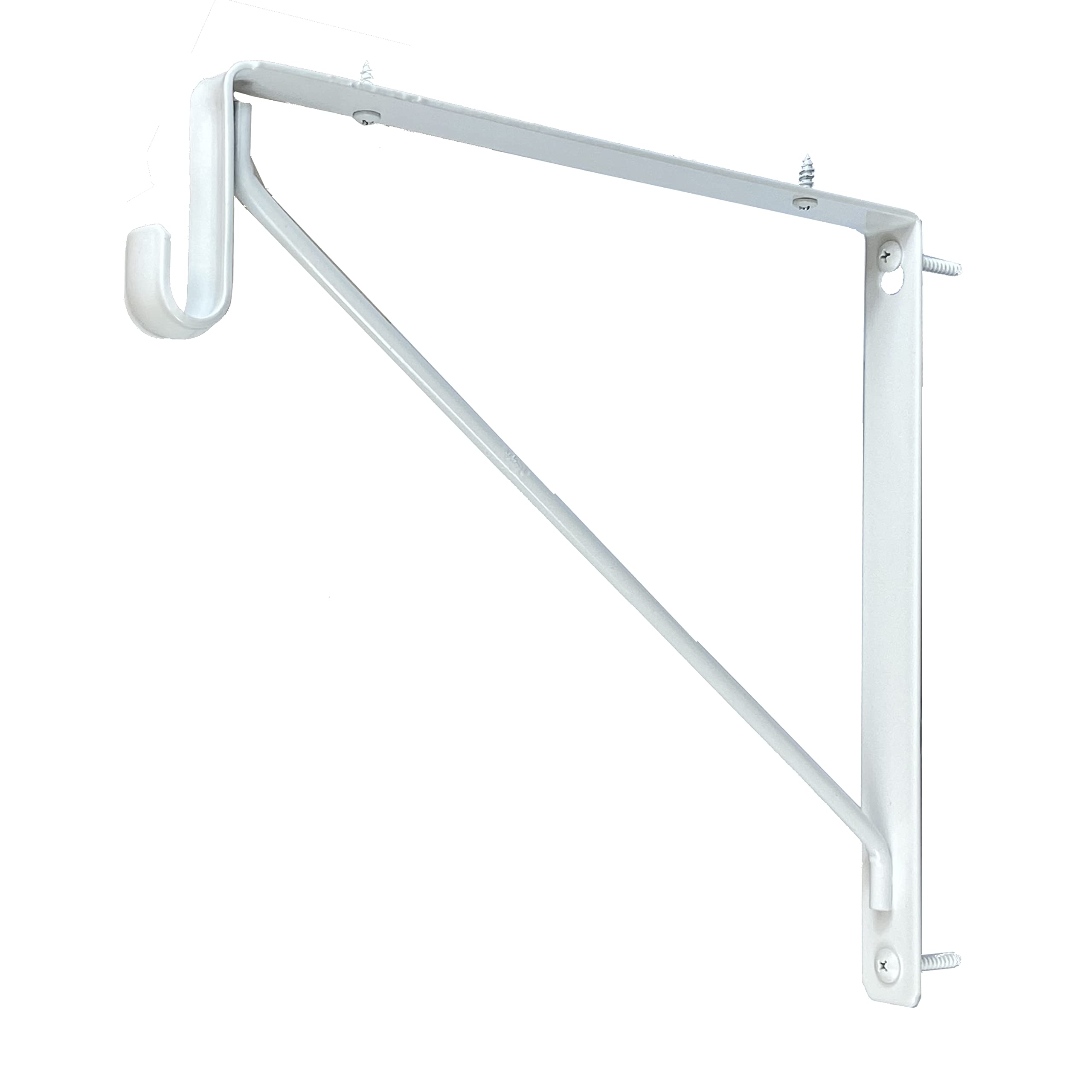 Snapklik.com : Welded HEAVY DUTY Oval Closet Rod & Shelf Support ...
