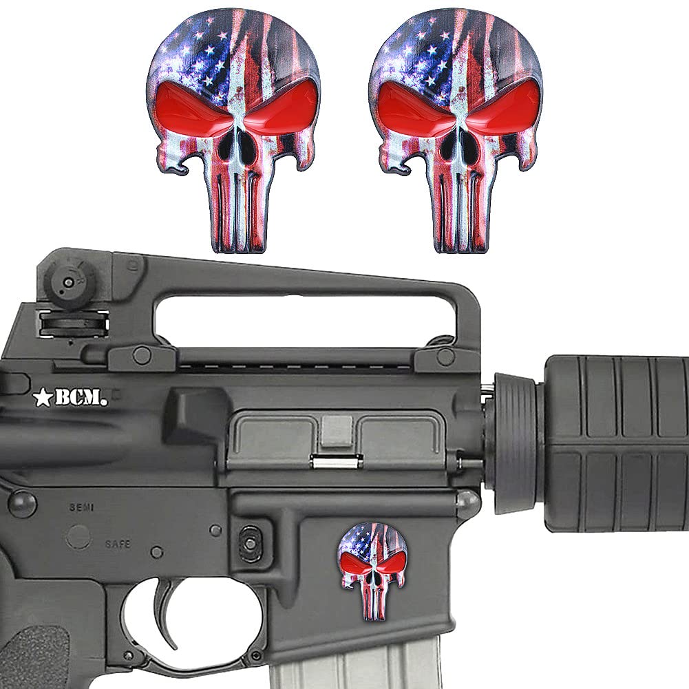 Amazon.com: 3D Magwell Solid Metal Decal Badges Sticker - 2pcs Tactical ...