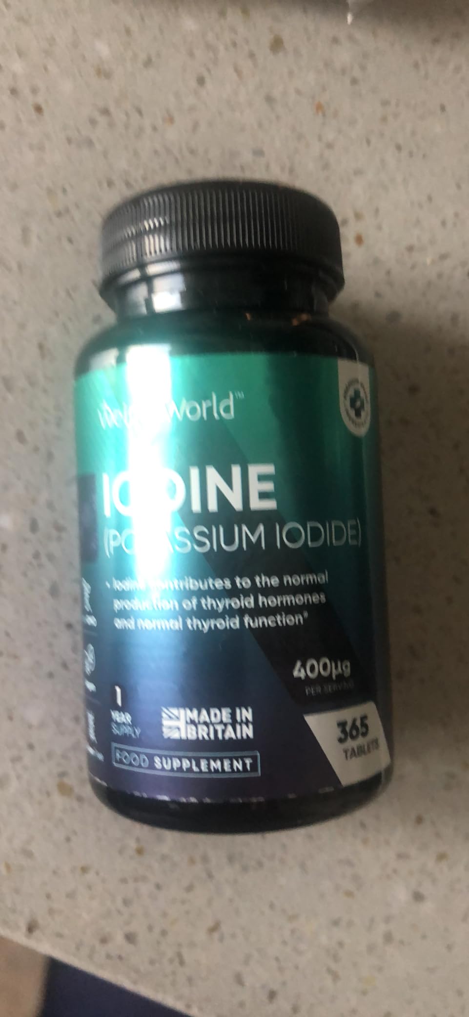 Iodio Integratore Puro, 365 Iodio Compresse Vegan (1+ Anno), Iodio Puro ...