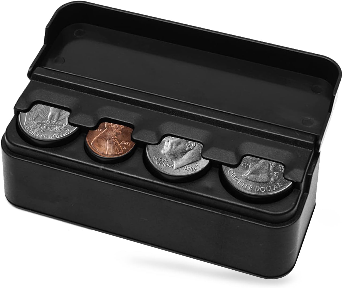 Amazon.com: Coin Holder for Car, Universal Storage Coin Money Dispenser ...