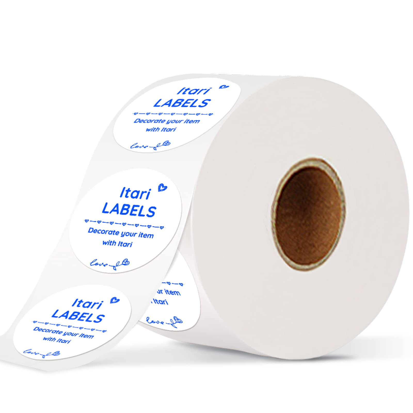 Snapklik.com : Itari 2 Inch Round Thermal Printer Sticker Labels - QR ...