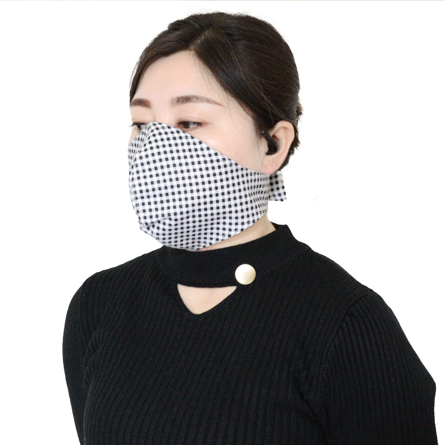 Amazon.com: rainbowstar One Black Standard Ear Free Hearing Aid Face ...