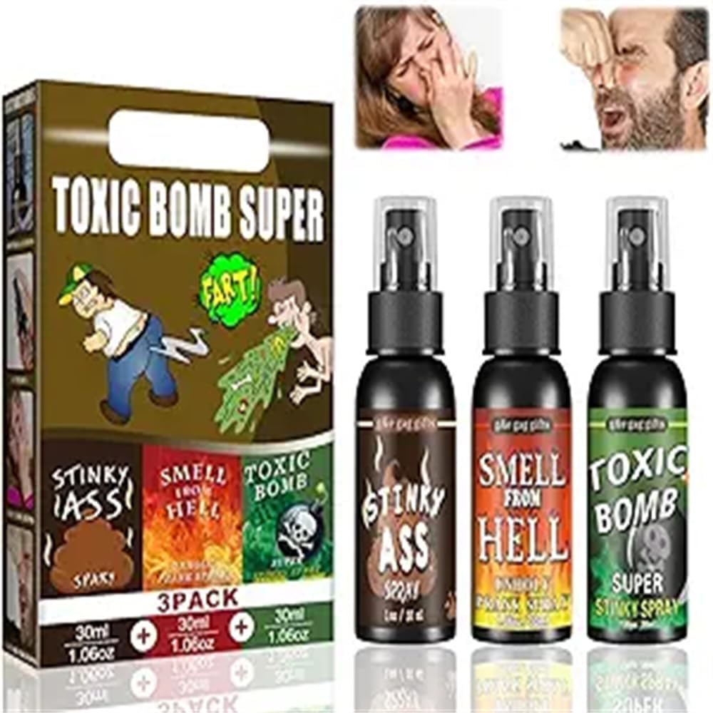Amazon.com: CooBAA Fart Spray Extra Strong Long Lasting, Fart Spray for Pranks, Liquid Assfart ...