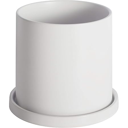 Amazon.com : Ekirlin 4 inch Plant Pot - Ceramic Flower Planters Indoor ...