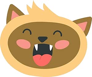 Amazon.com: Cute Kitty Cat Kawaii Emotion Faces Feelings Mood Cartoon ...