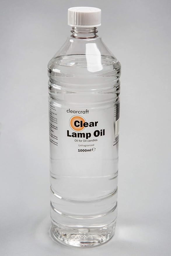 CLEARCRAFT Smokeless and Odourless Clear Lamp Oil - 1 Litre with Free ...