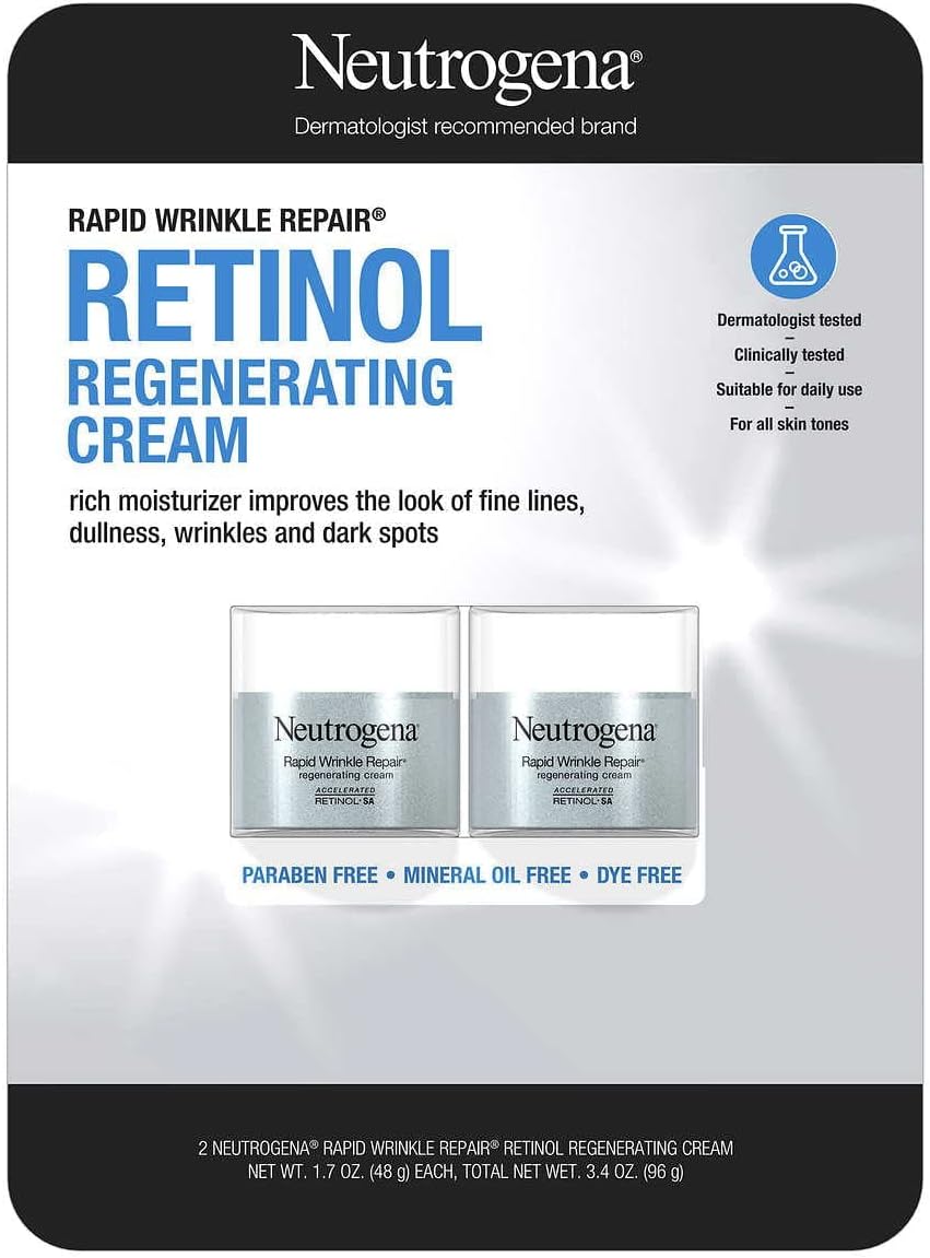Amazon.com: Neutrogena Retinol Pro+ Anti-Wrinkle Night Moisturizer ...
