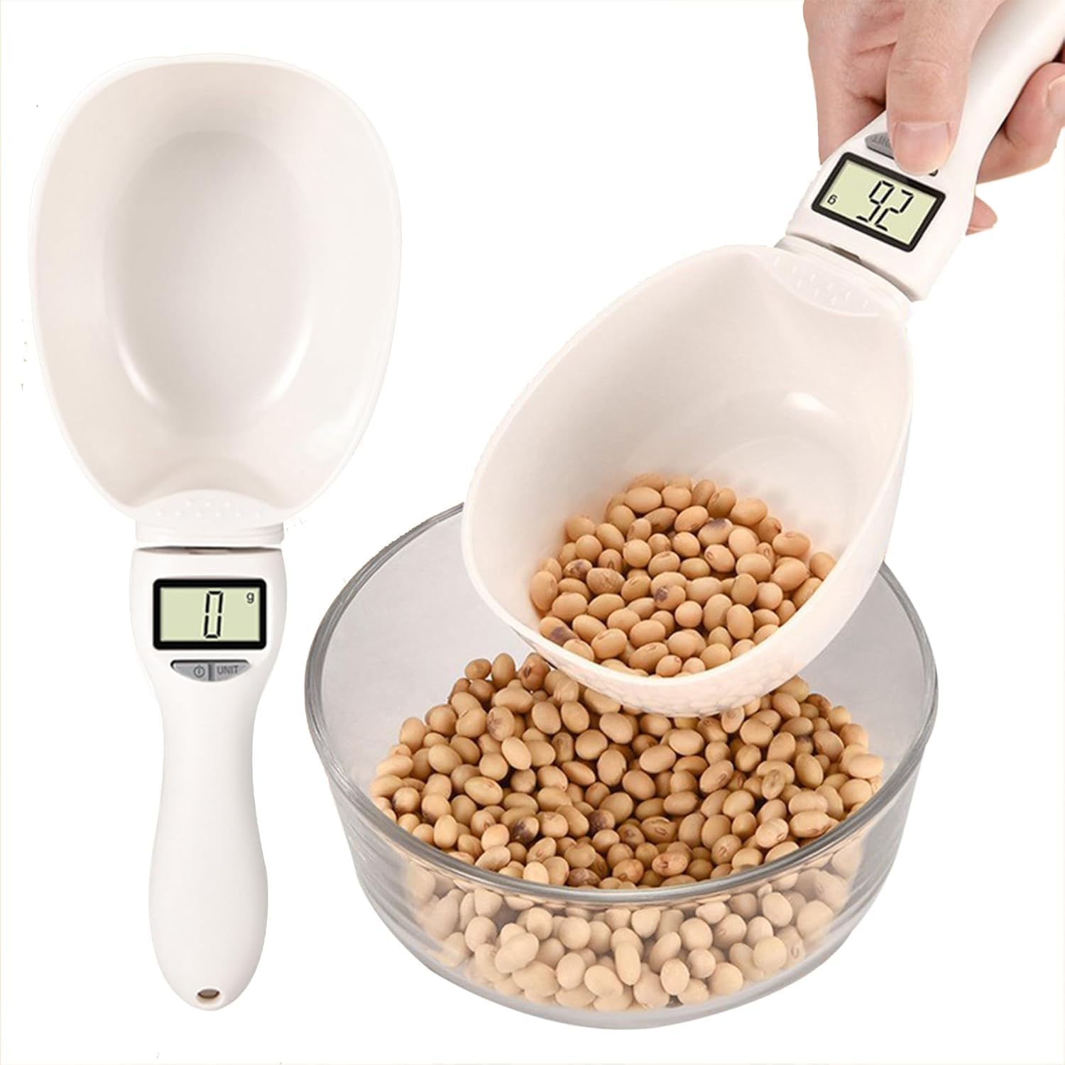 Amazon.com: Digital Measuring Spoon, Weighing Spoon Scale 800g / 0.1g ...