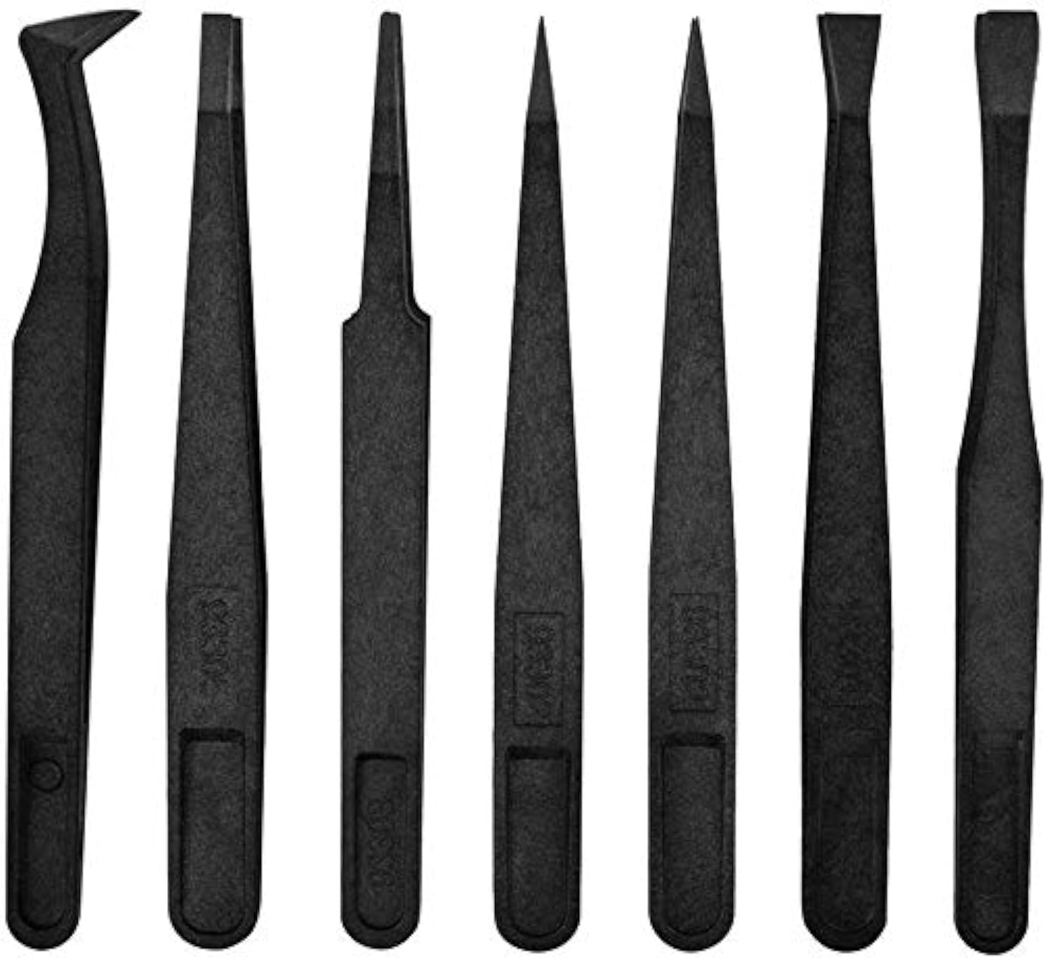 Amazon.com : 2 Pack Precision Ceramic tweezers Non-Conductive Anti ...