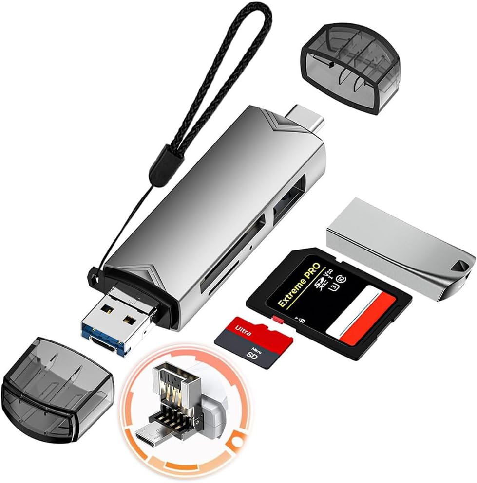 SD Card Reader, Micro USB 3.0 Card Reader, OTG Card Reader, Dual ...