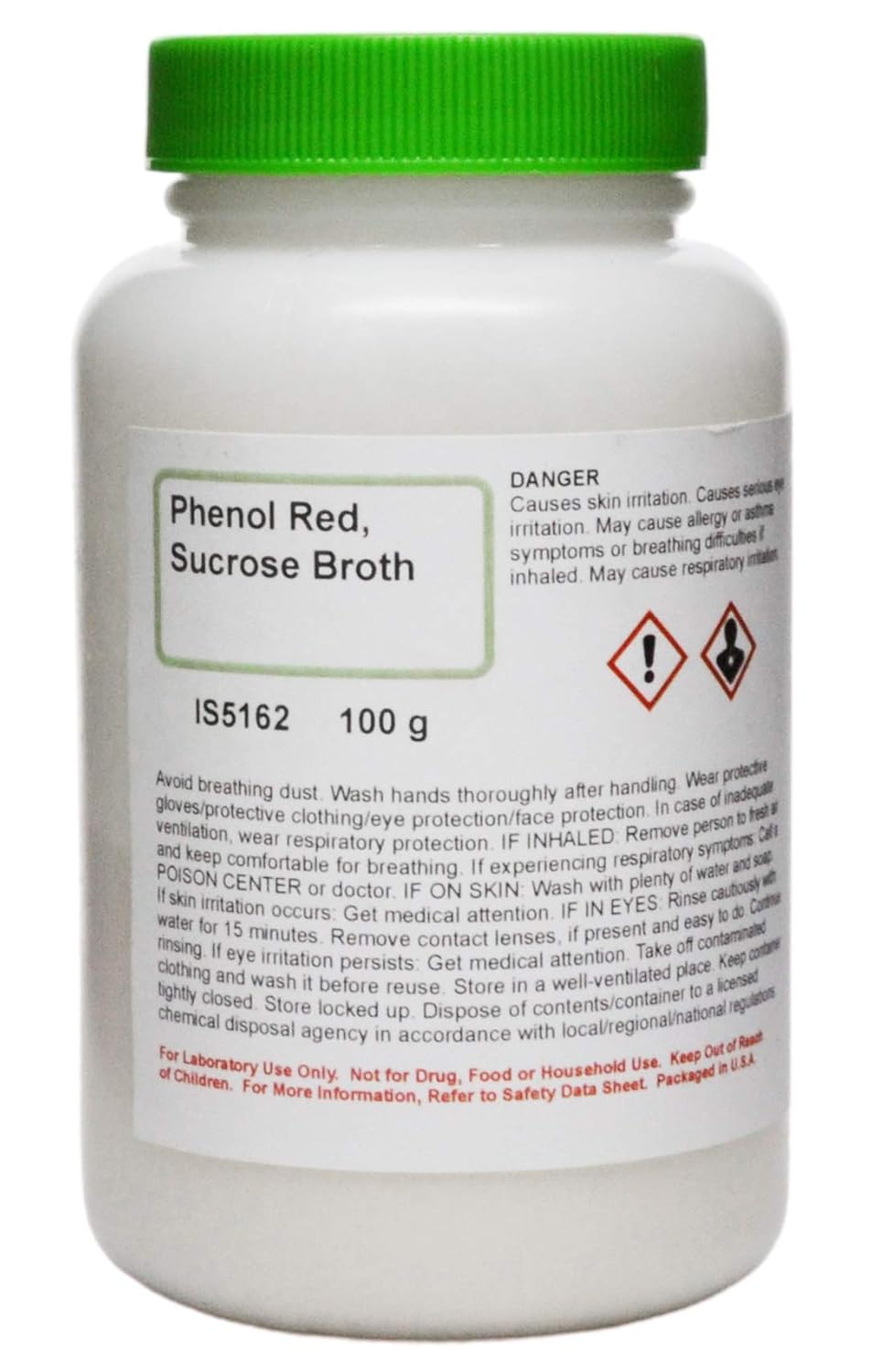 Innovating Science Phenol Red Sucrose Differential Medium, 100g: Amazon ...