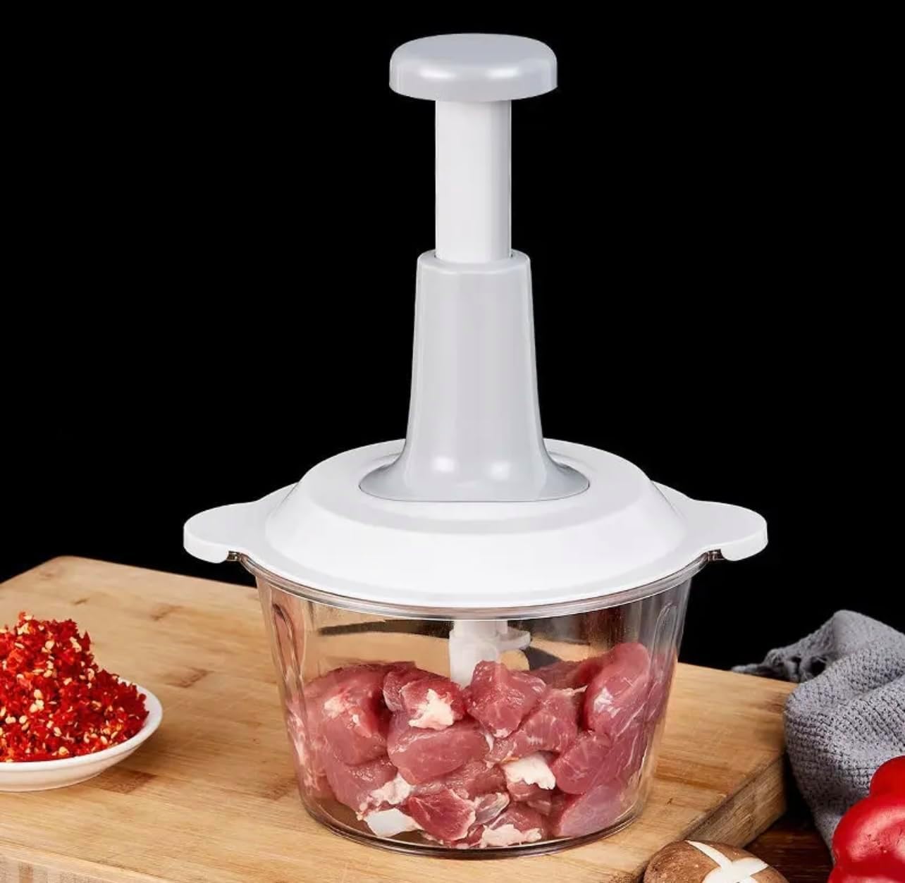 Amazon.com: Manual Food processor - Hand Vegetable chopper - Food ...