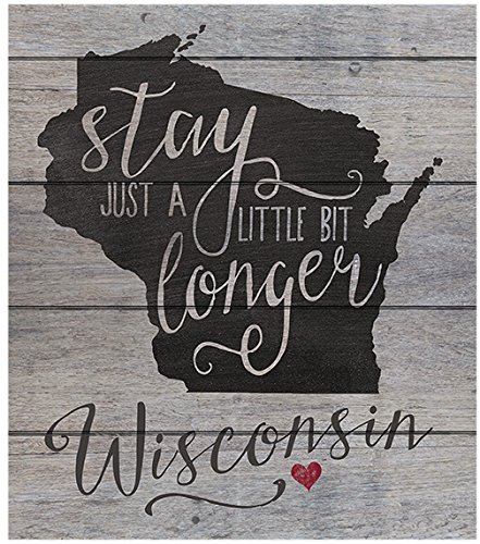 Kindred Hearts 35000WI 12"x13.5" Wisconsin State Slogan Pallet Board ...